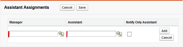 Assigning Assistants