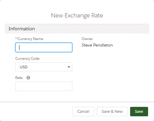 Exchange Rates