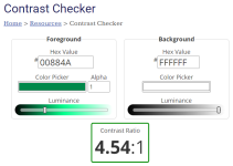 Changing the color scheme